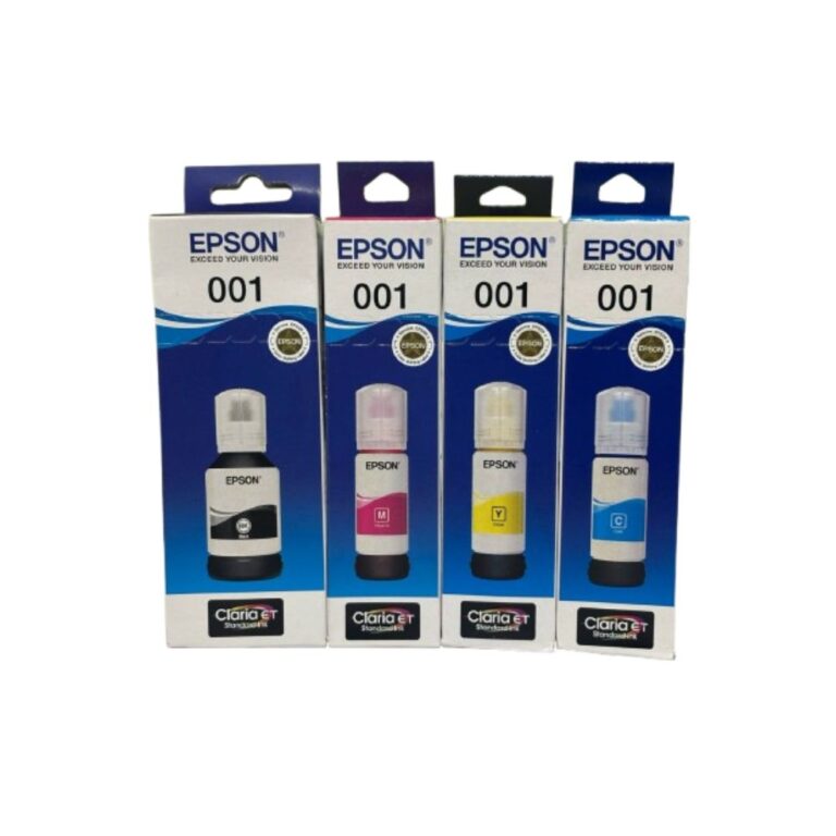 Epson 001 Ink Bottle Cartridge Set of 4 Colour